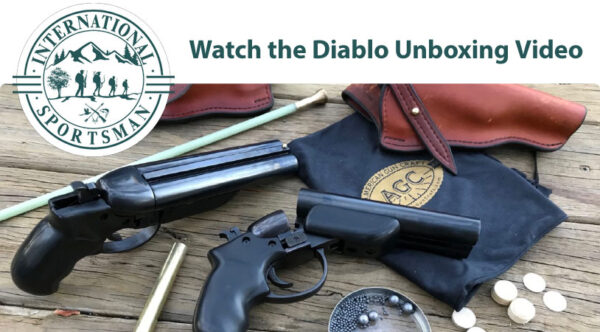 Diablo Break Open, 6 inch barrel, Blued Finish, 12 Gauge Pistol, Black ...